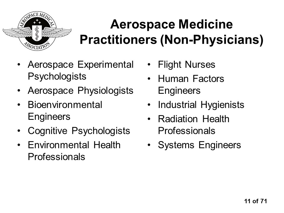 What is Aerospace Medicine? - Aerospace Medical Association